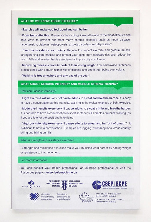 EIMC Exercise Prescription and Referral Tool – CSEP Store